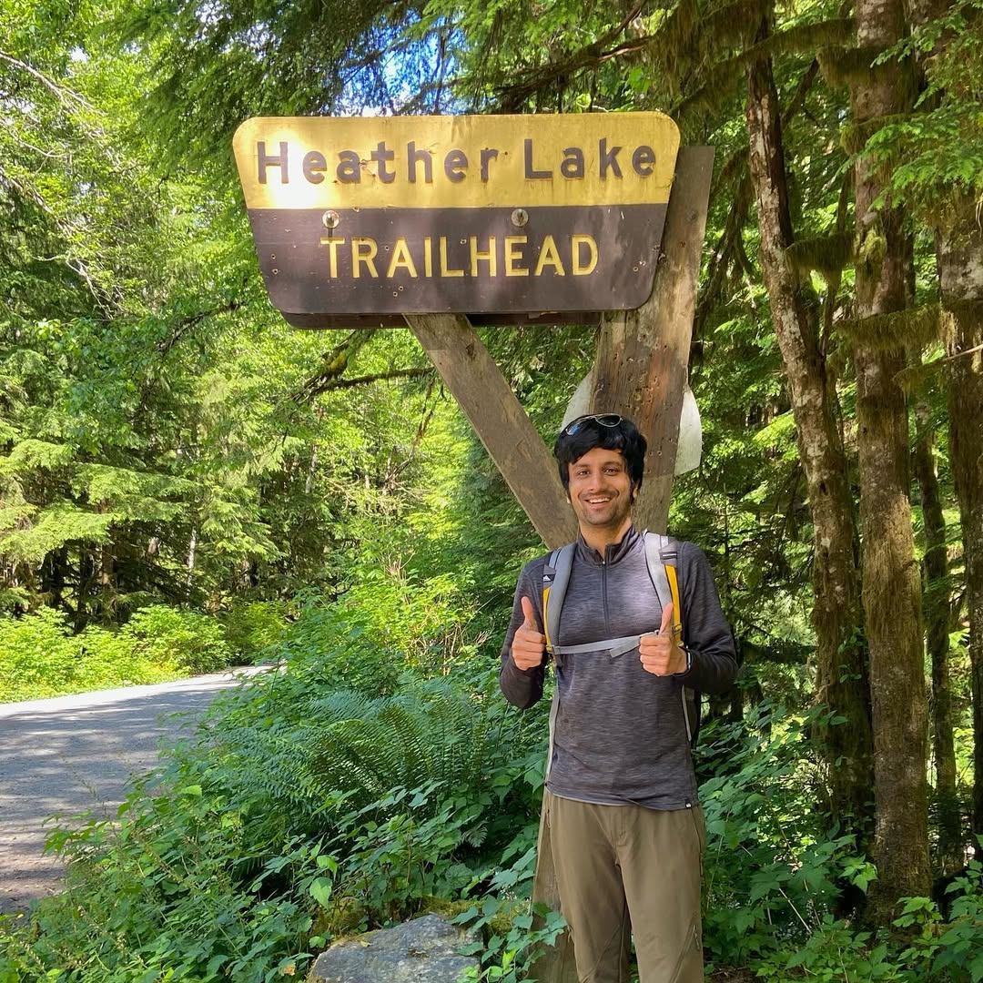 Hiking Heather Lake